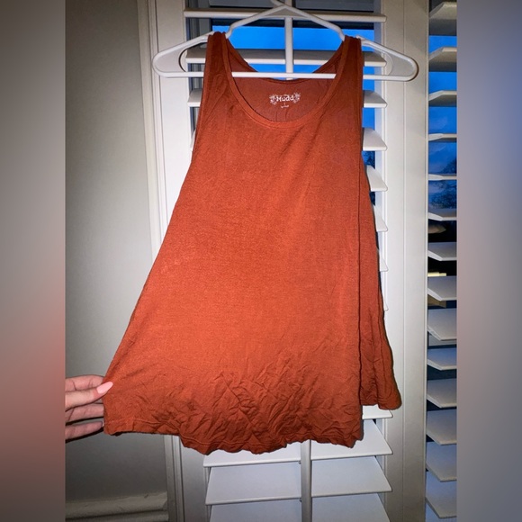 Mudd | Tops | Burnt Orange Mudd Tank | Poshmark